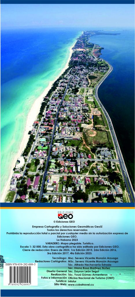 Varadero - Mapa turistico, Tourist map, Touristische Karte, Carte ...
